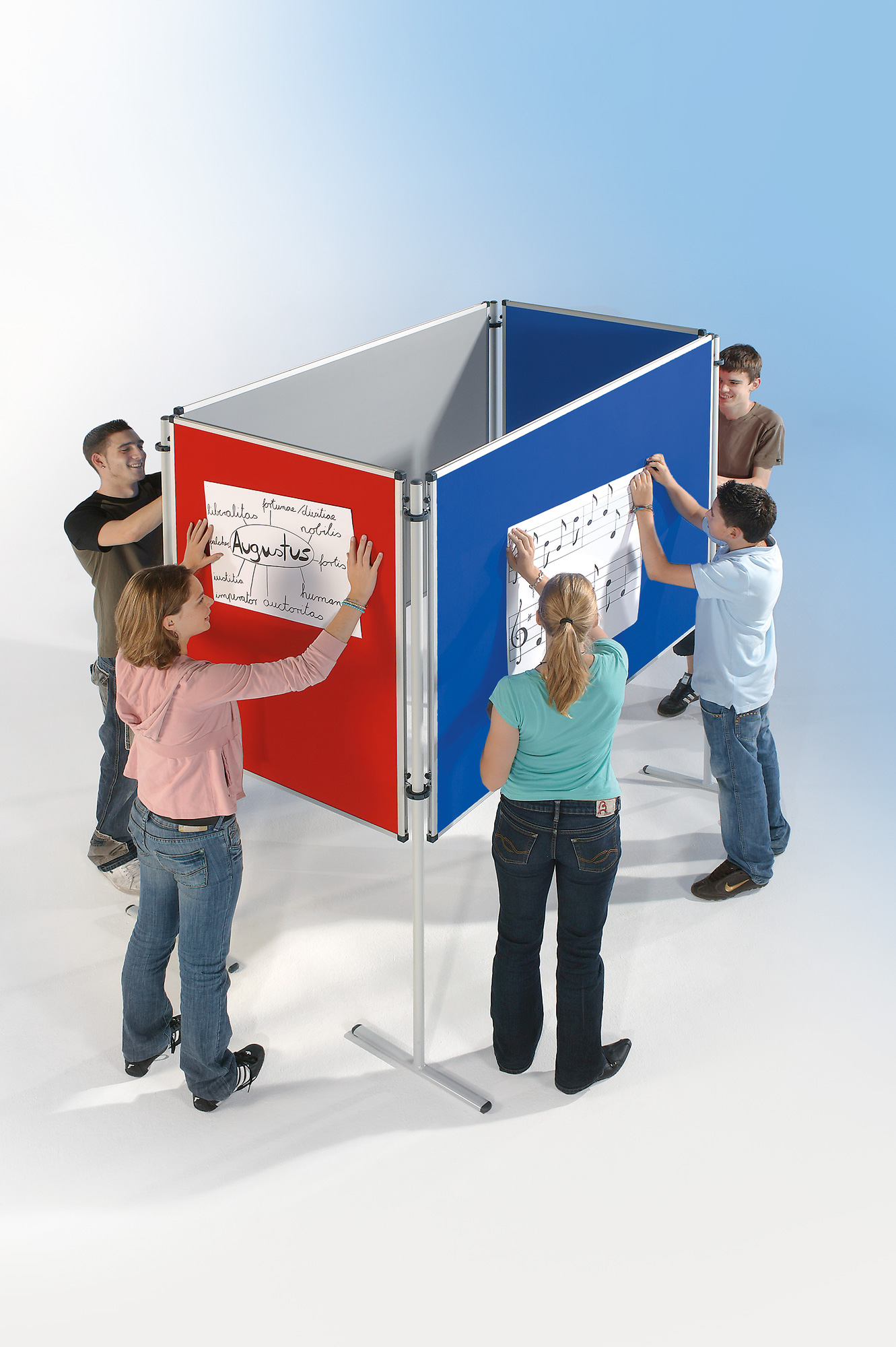 Stecktafel Set ”Raute” - 2x Tafel 120x100cm + 2x 170x120cm,4x Stativ ...