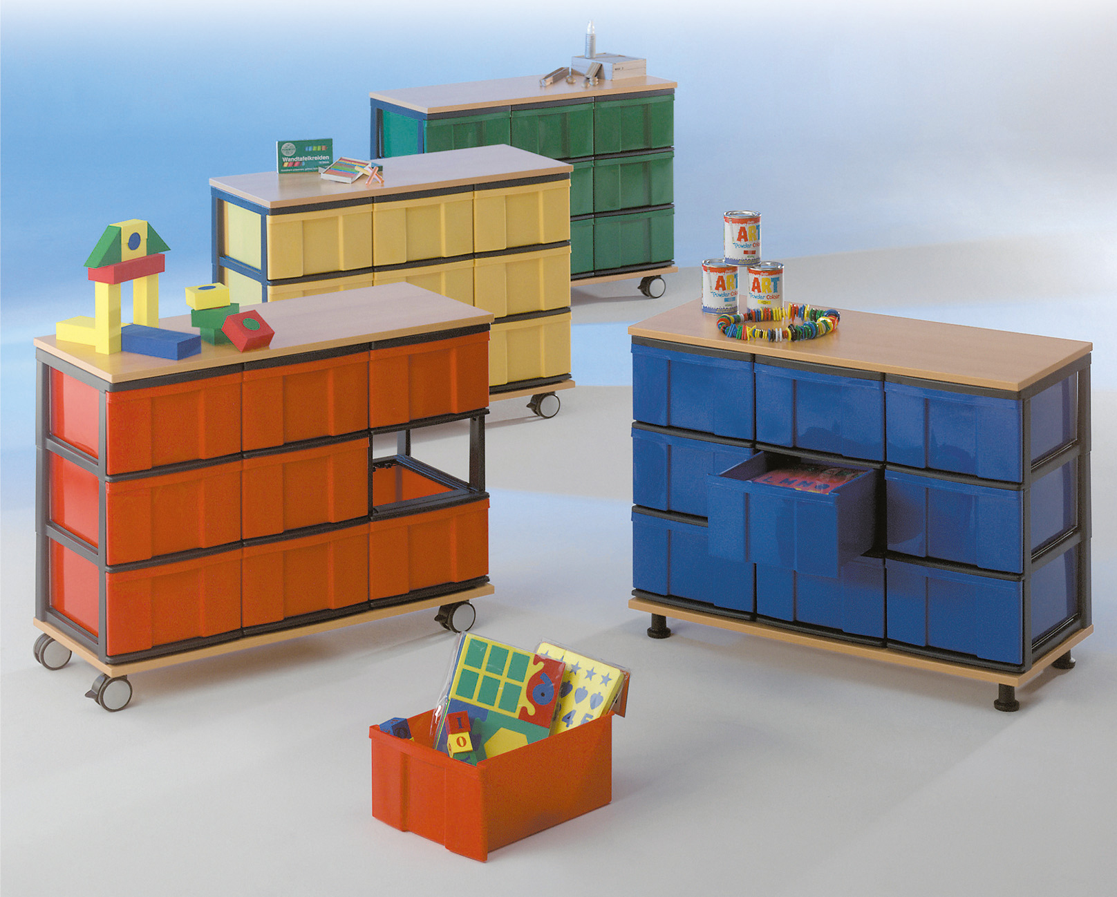 Eigentumsschrank 3-reihig 9 Schübe Farbe ?????? | LMS Lehrmittel ...