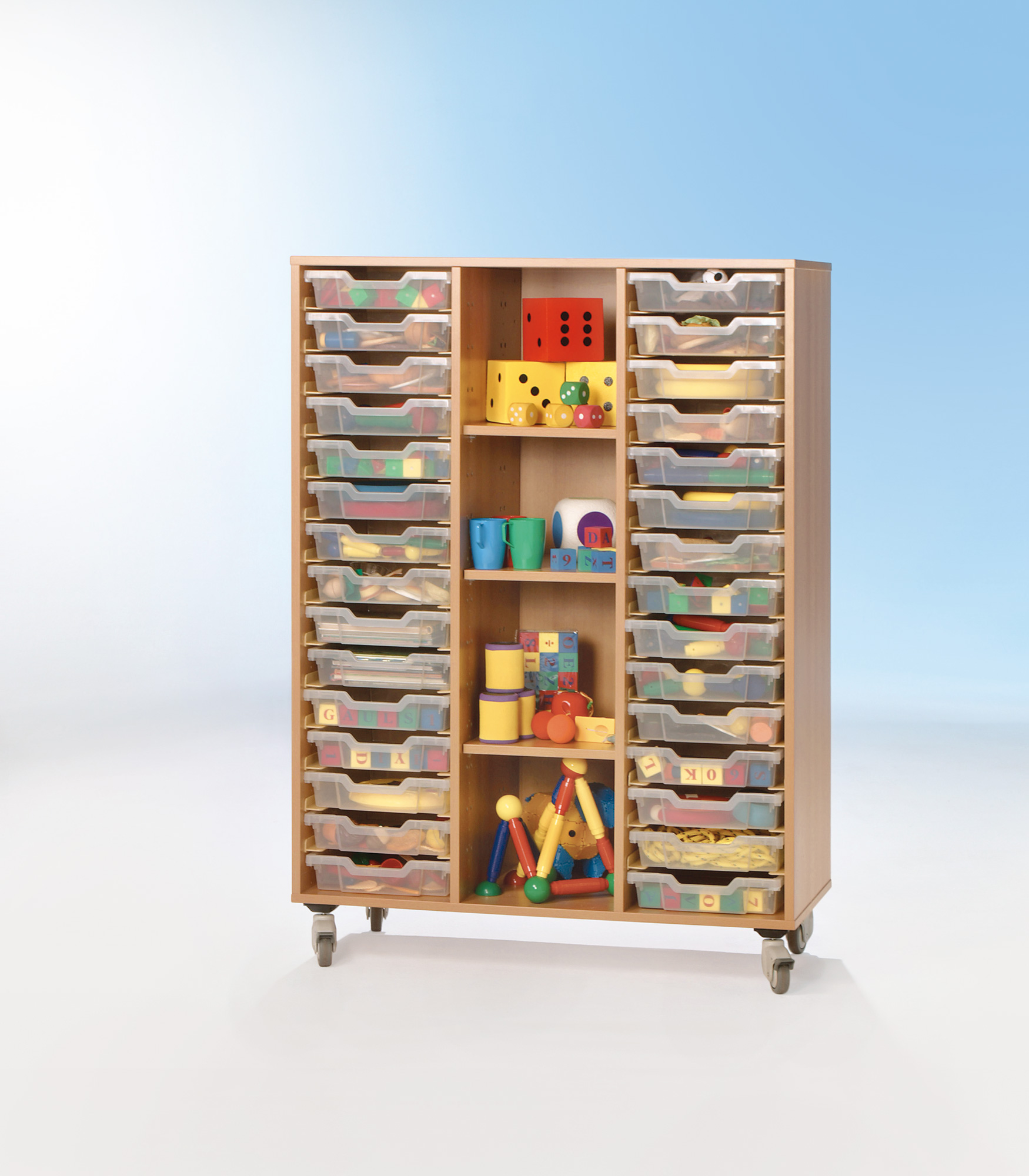 SymBox Eigentumsschrank 3 Böden, Schübe transparent | LMS Lehrmittel ...