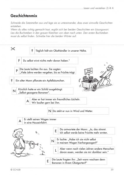 Lesen und Verstehen 3./4. Klasse Ausgabe A | LMS Lehrmittel-Service H.Späth GmbH