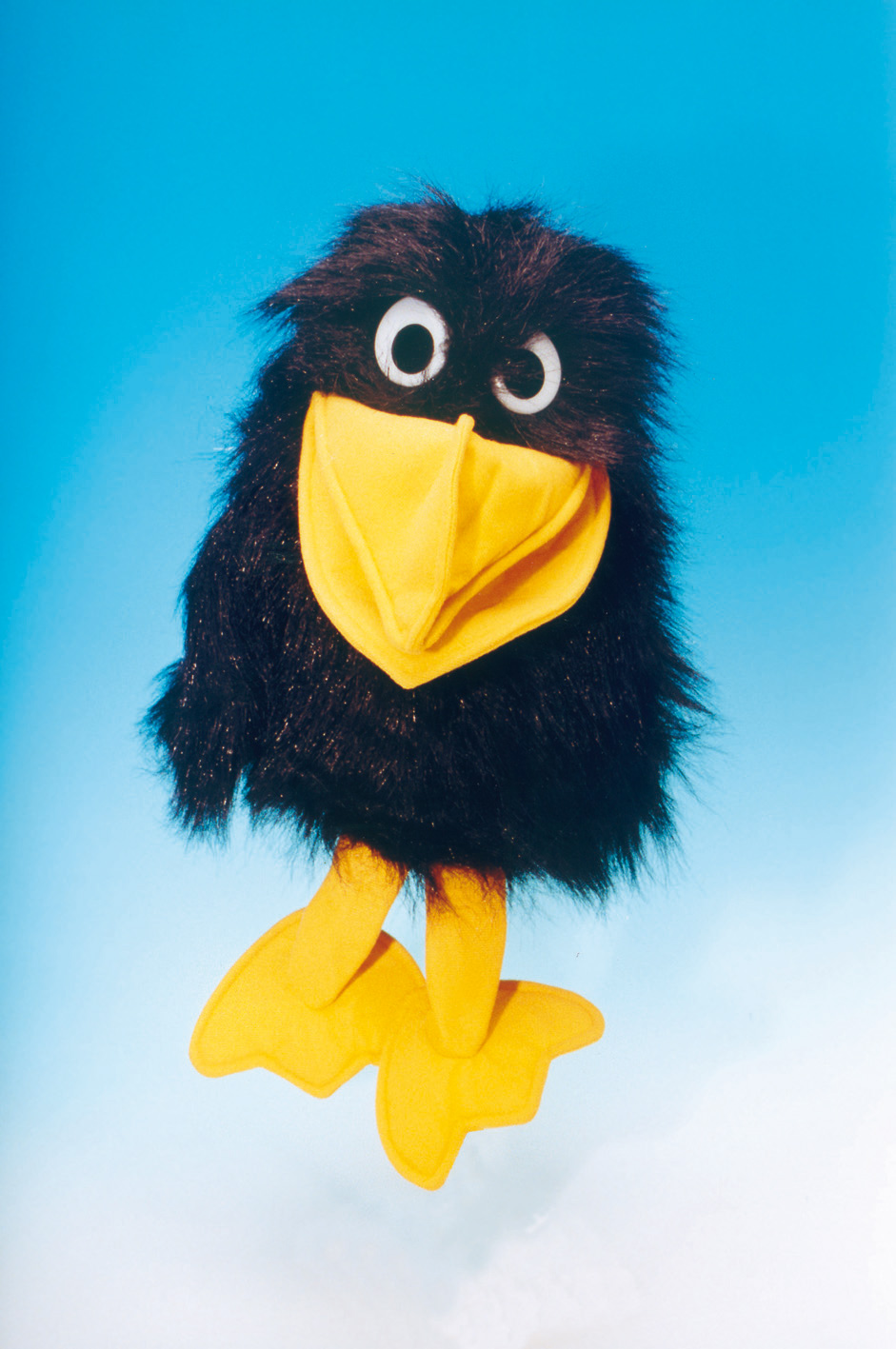 Handspielpuppe Rabe Größe ca. 42cm | LMS Lehrmittel-Service H.Späth GmbH